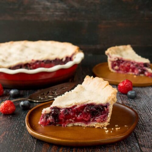 Easy Mixed Berry Pie - Little Sweet Baker