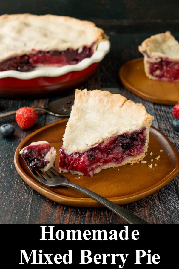 Easy Mixed Berry Pie - Little Sweet Baker