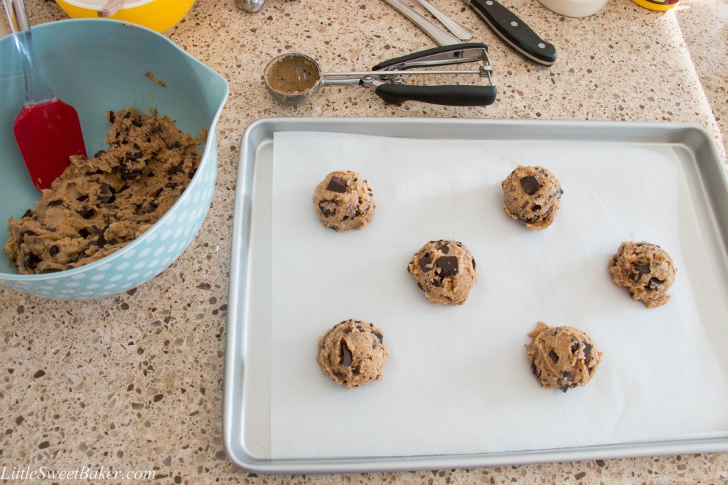 Bakery-Style Chocolate Chunk Cookies - Little Sweet Baker