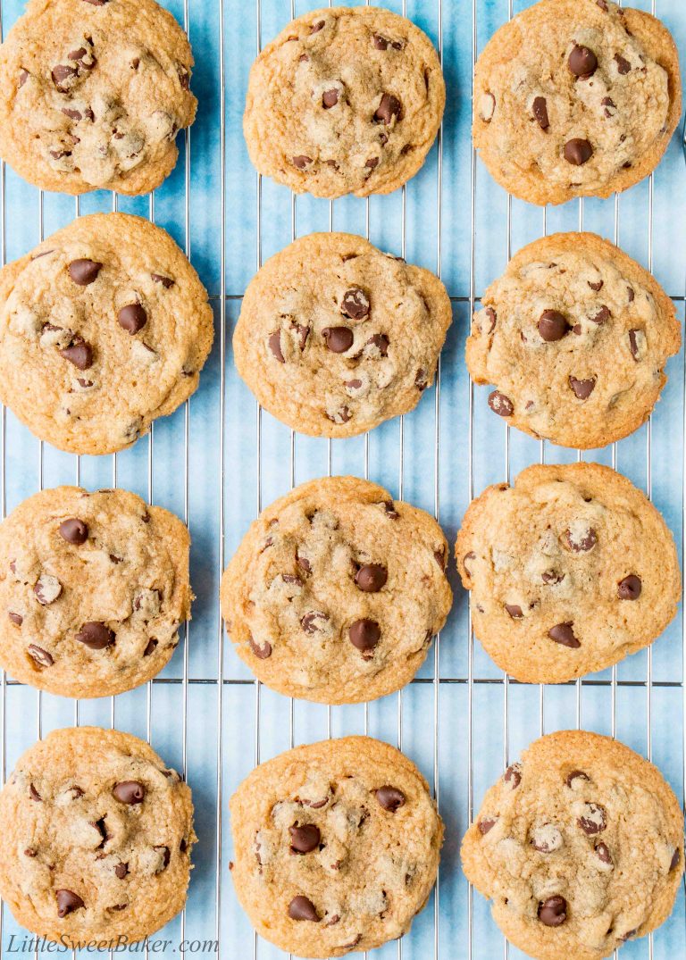 Easy Chocolate Chip Cookies (video) - Little Sweet Baker