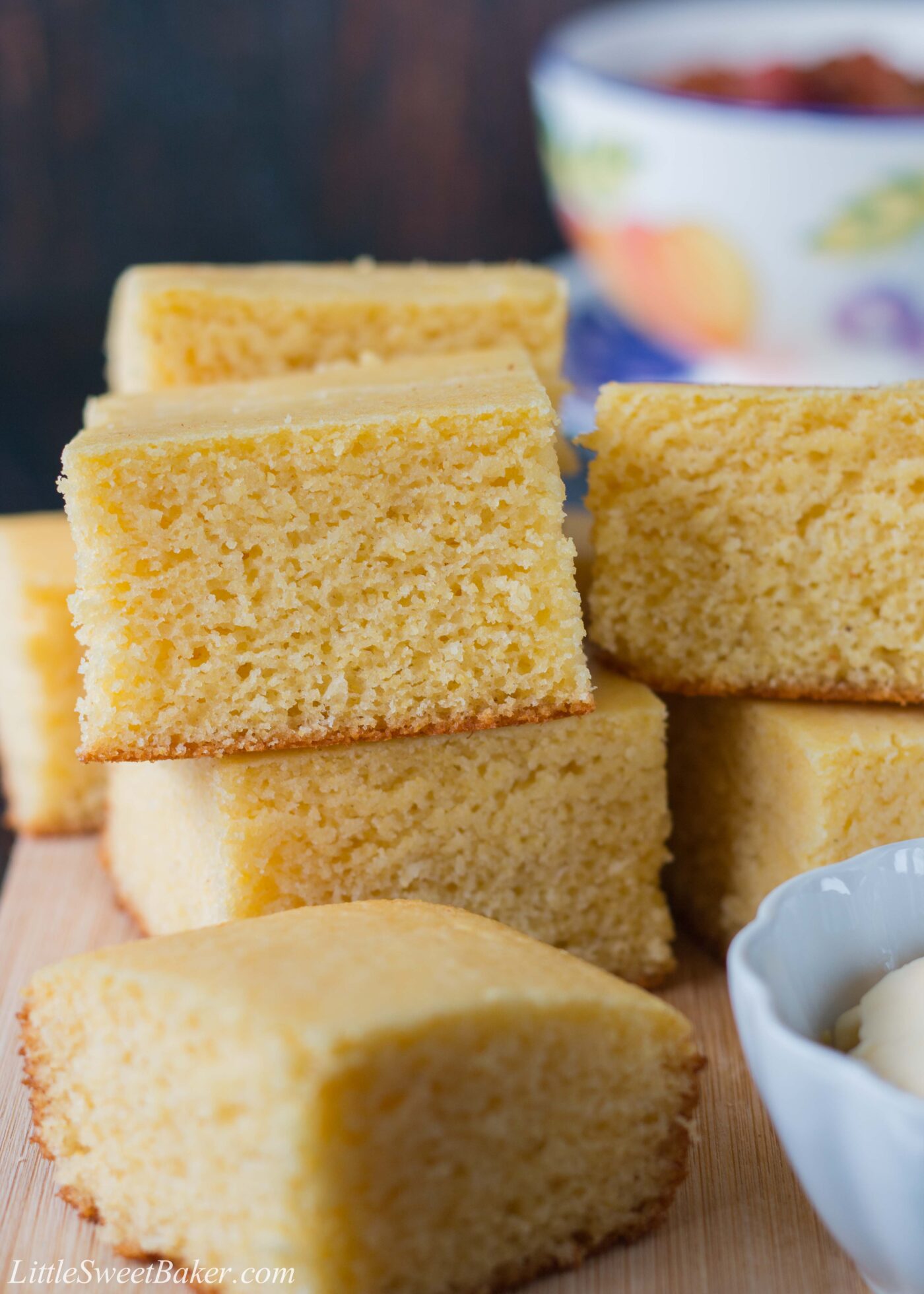 Sweet Buttermilk Cornbread Recipe - Little Sweet Baker