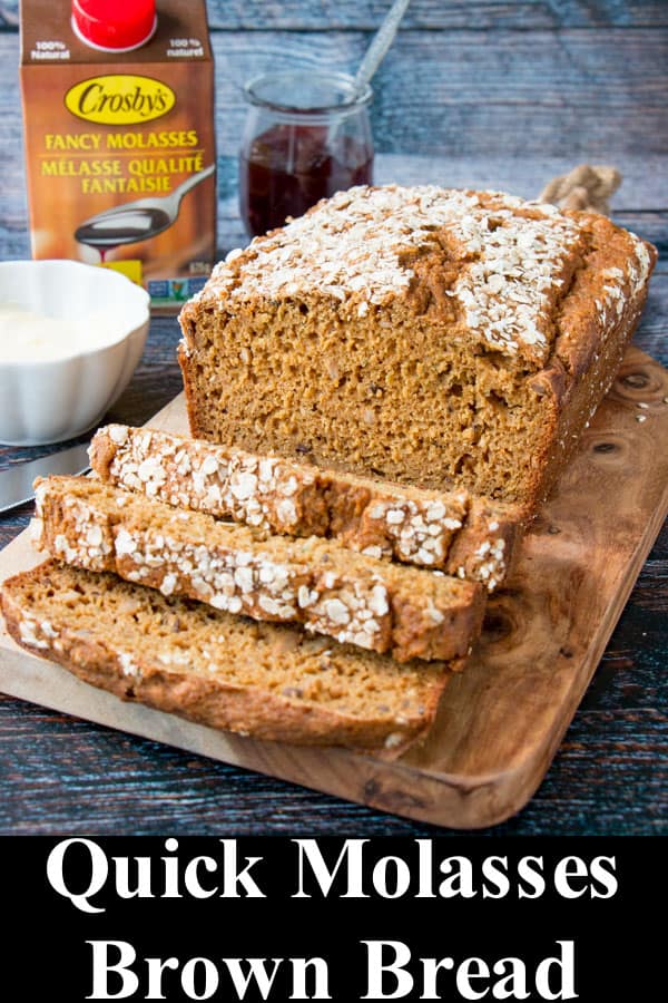 Quick Molasses Brown Bread - Little Sweet Baker