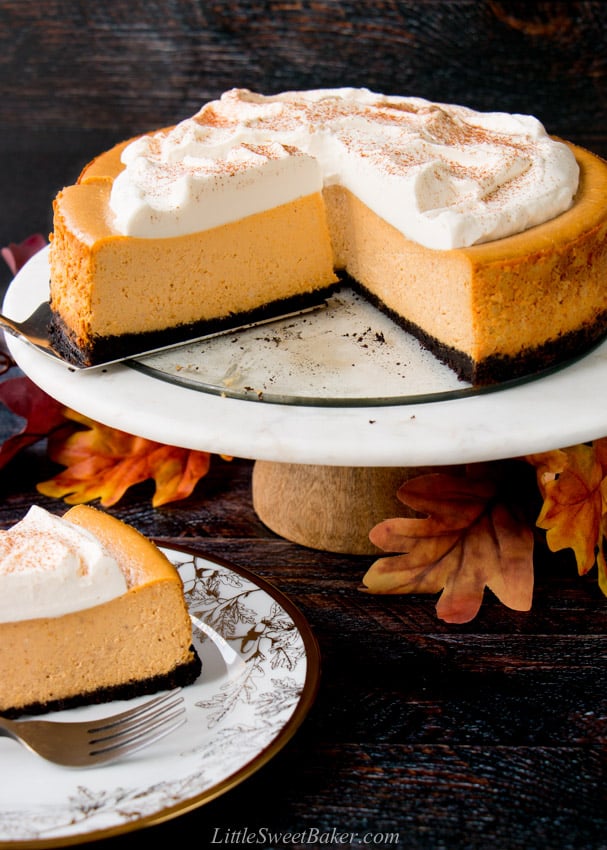 Best Pumpkin Cheesecake Recipe - Little Sweet Baker Best Pumpkin Cheesecake Recipe - Little Sweet Baker