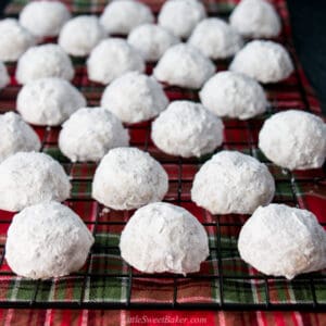 World Famous Snowball Cookies - Little Sweet Baker