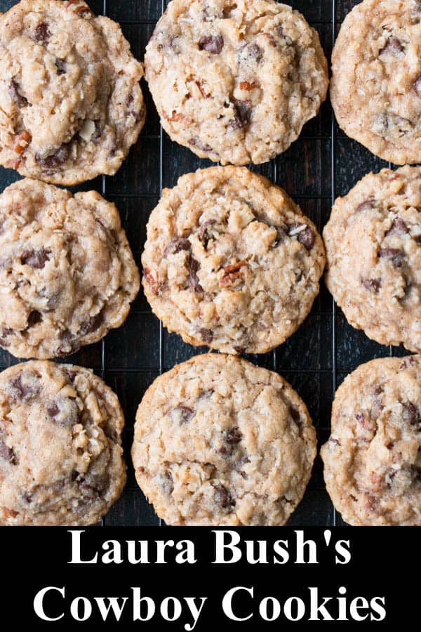 Laura Bush's Cowboy Cookies - Little Sweet Baker