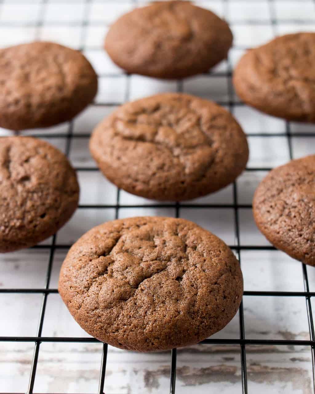 Chocolate Molasses Bear Paw Cookies - Little Sweet Baker