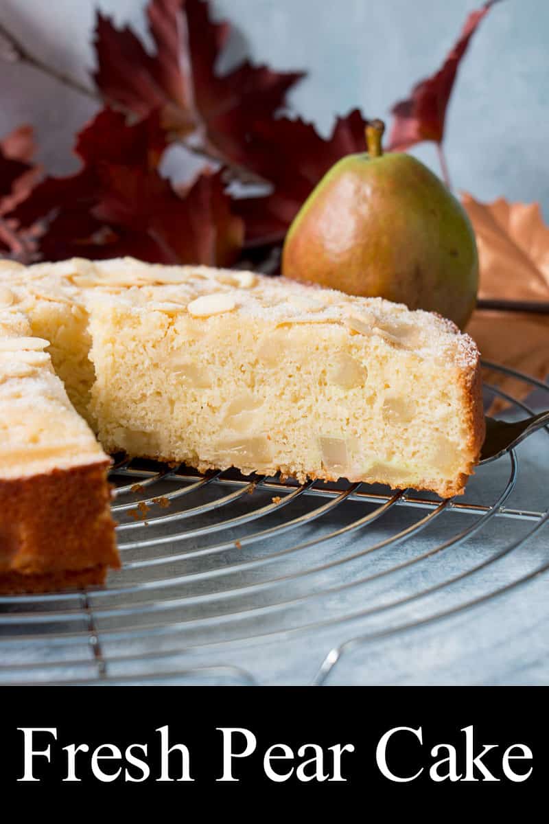 Fresh Pear Cake Recipe - Little Sweet Baker