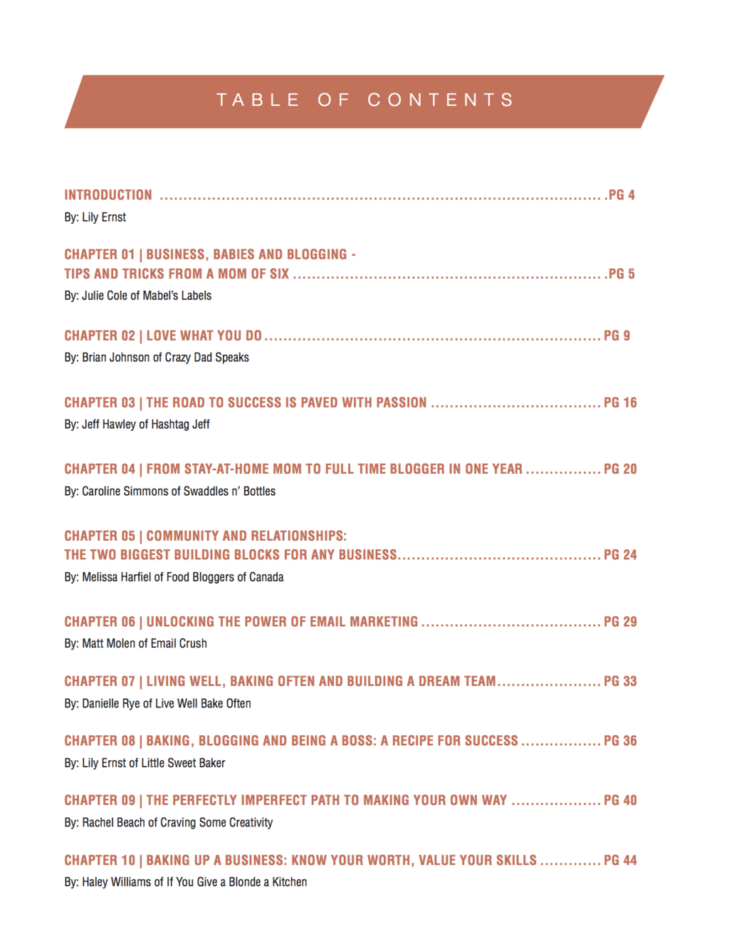 Blogging for Passion & Profit e-book - Little Sweet Baker