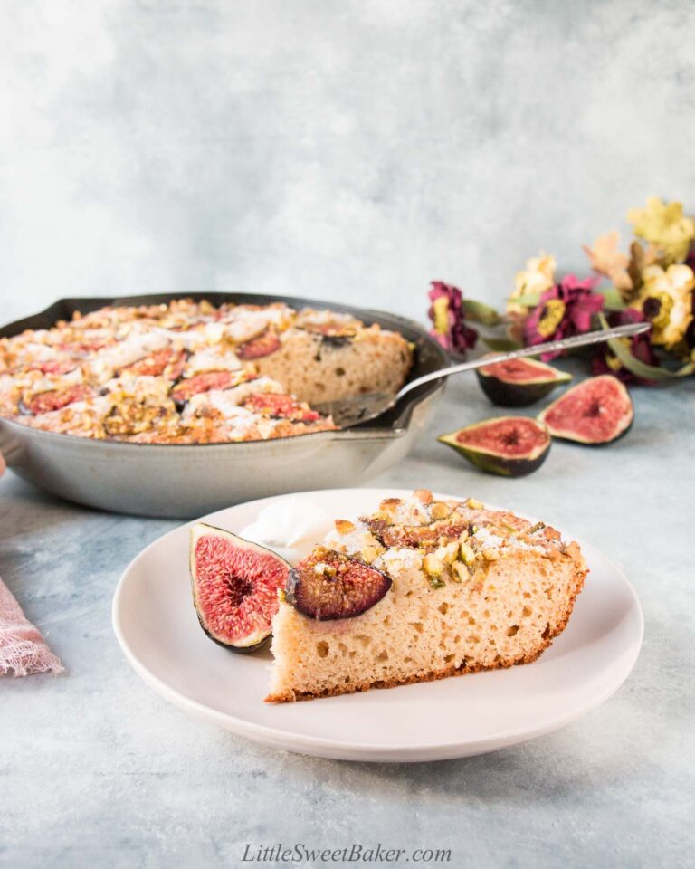 Fresh Fig Cake - Little Sweet Baker