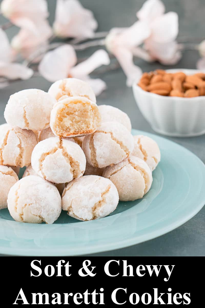 Soft & Chewy Amaretti Cookies - Little Sweet Baker
