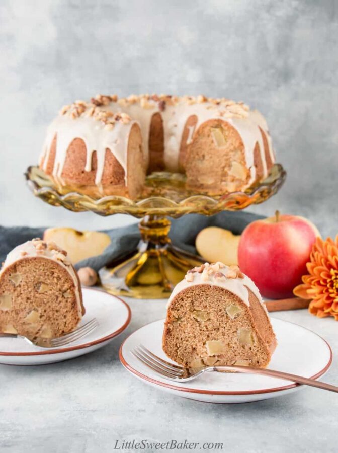 Easy Apple Cake Recipe - Little Sweet Baker