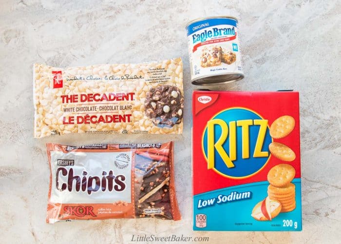 Skor Bars with Ritz Crackers (aka White Trash Bars) - Little Sweet Baker