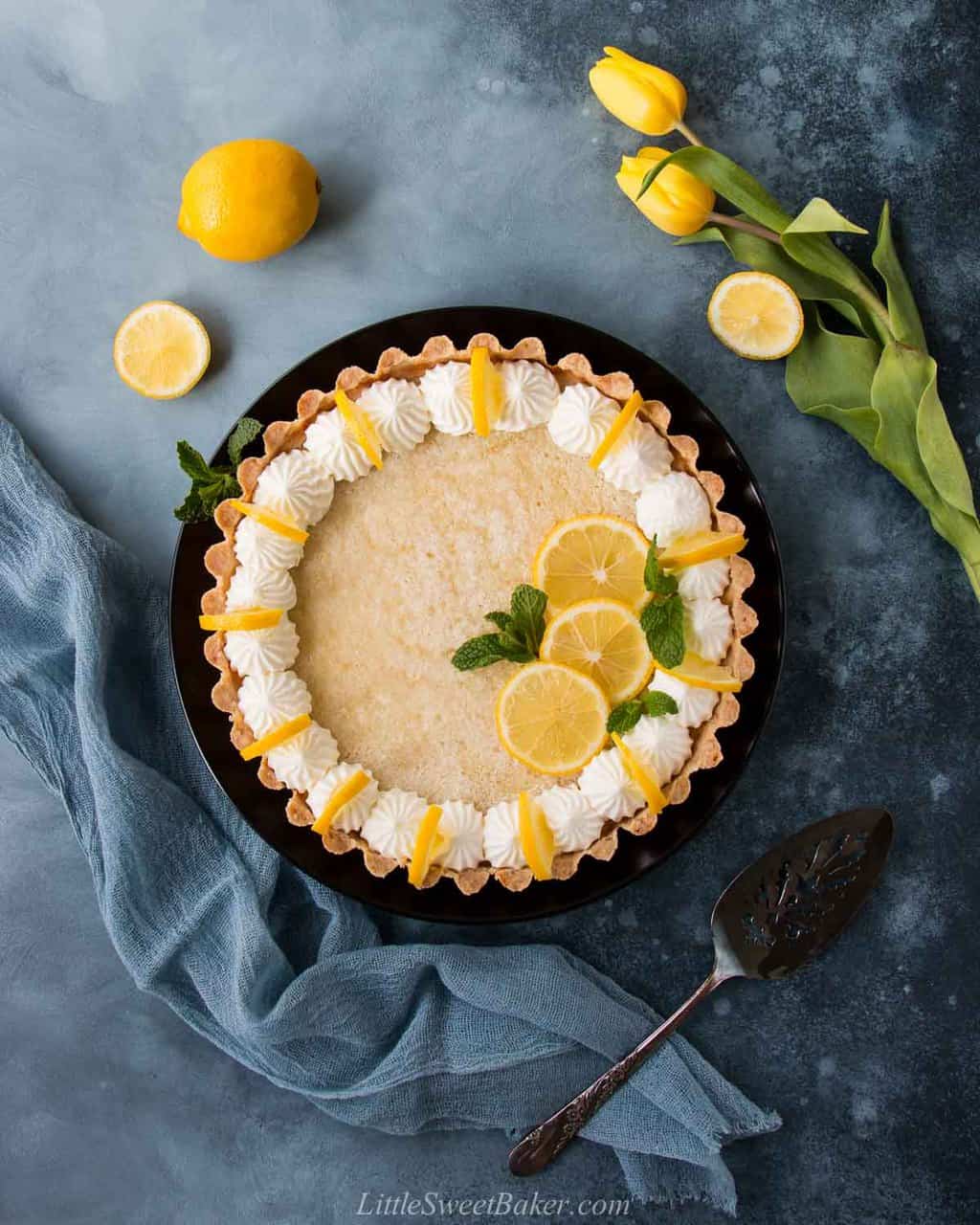 Easy Lemon Tart Recipe - Little Sweet Baker