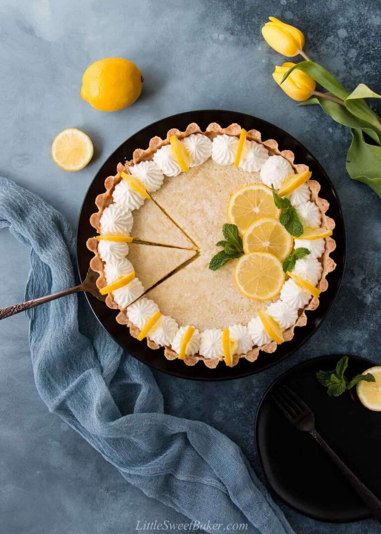 Easy Lemon Tart Recipe - Little Sweet Baker