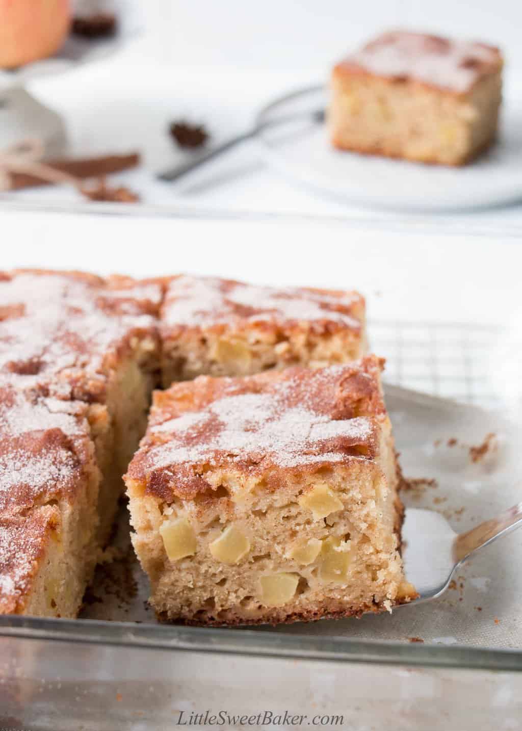 Easy Apple Cake Recipe - Little Sweet Baker