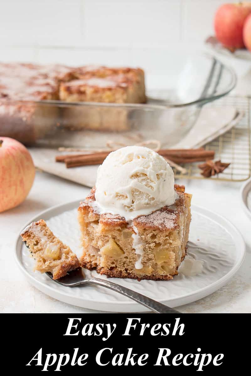Easy Apple Cake Recipe - Little Sweet Baker