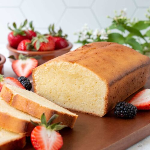Cream Cheese Pound Cake - Little Sweet Baker