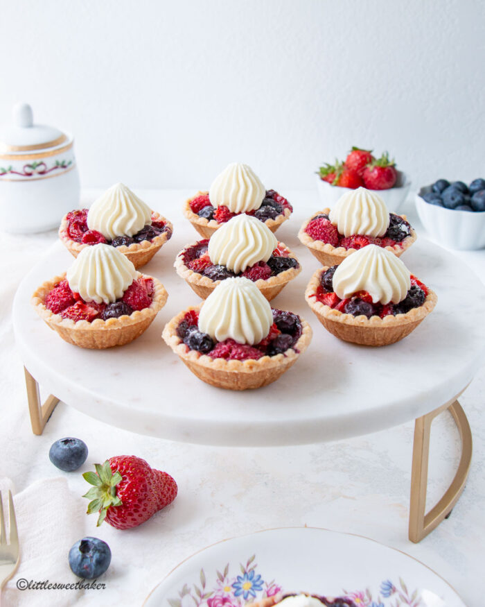 Mini Berry Pies - Little Sweet Baker