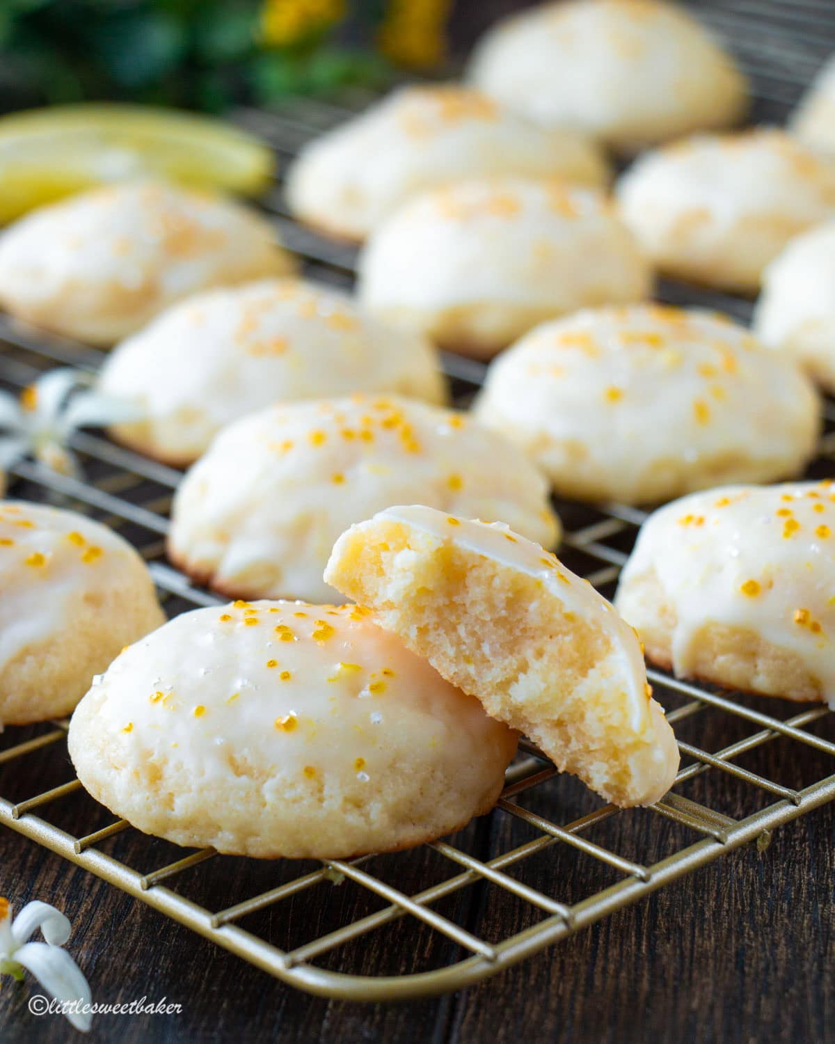 Lemon Ricotta Cookies - Little Sweet Baker