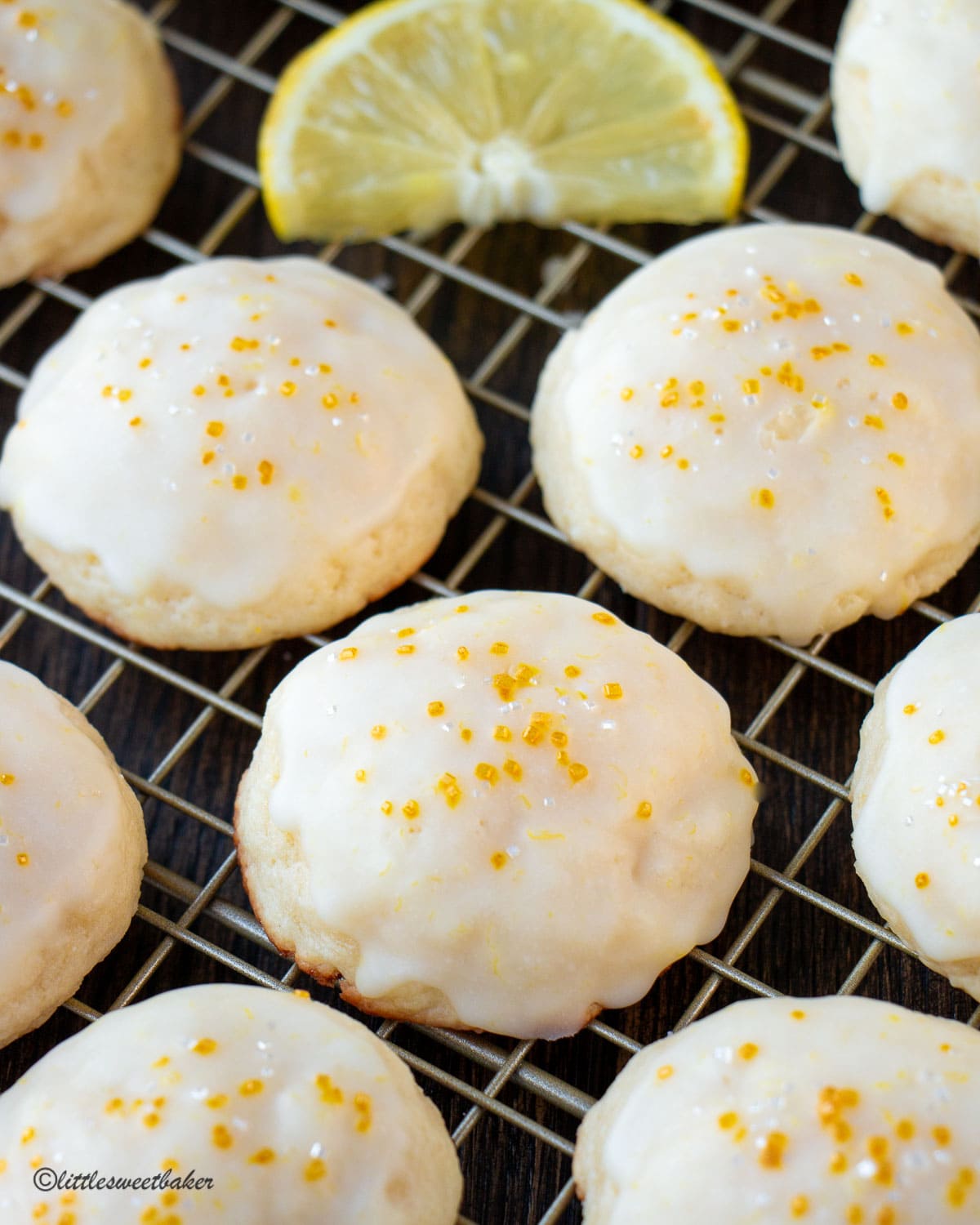 Lemon Ricotta Cookies - Little Sweet Baker