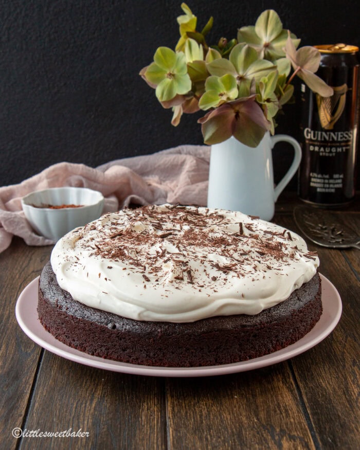 Chocolate Guinness Cake - Little Sweet Baker