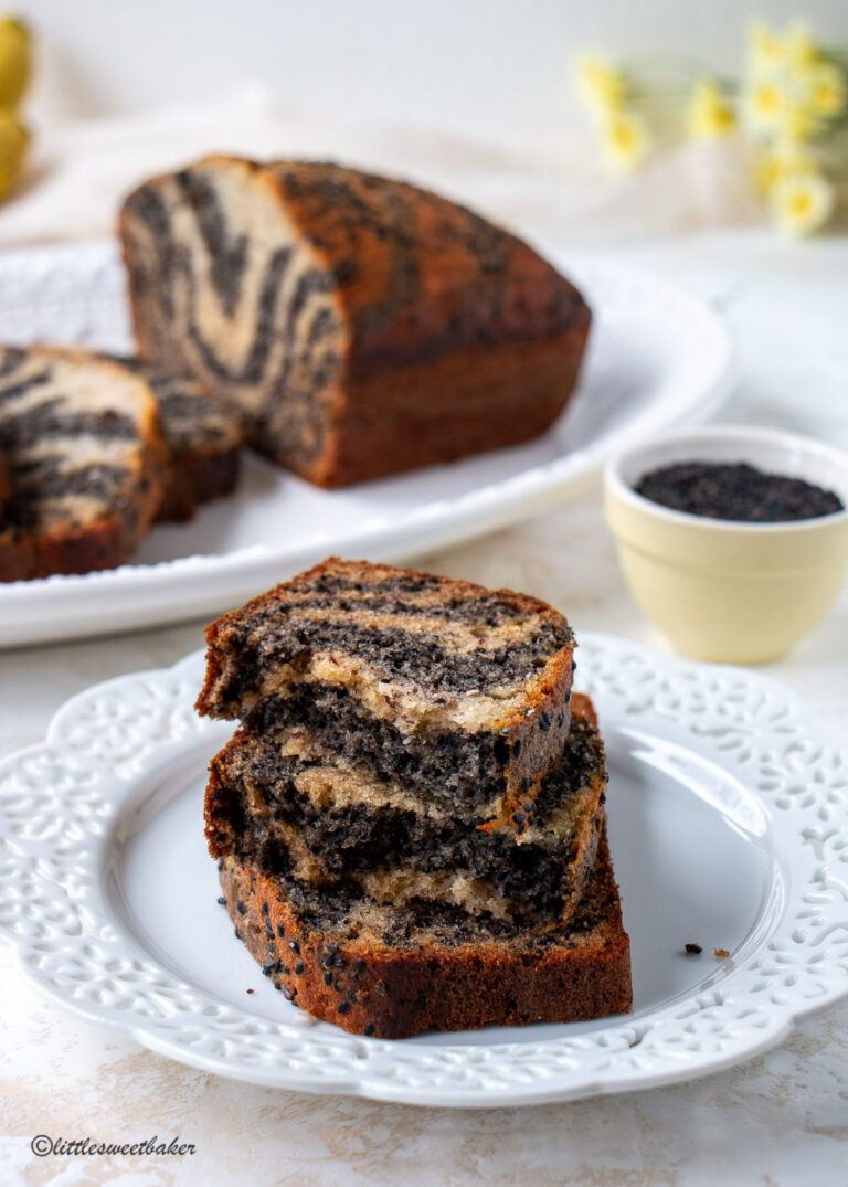 Black Sesame Banana Bread - Little Sweet Baker