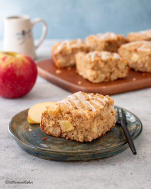 Healthy Apple Cake (Gluten-Free, High-Protein, Low Sugar) - Little ...