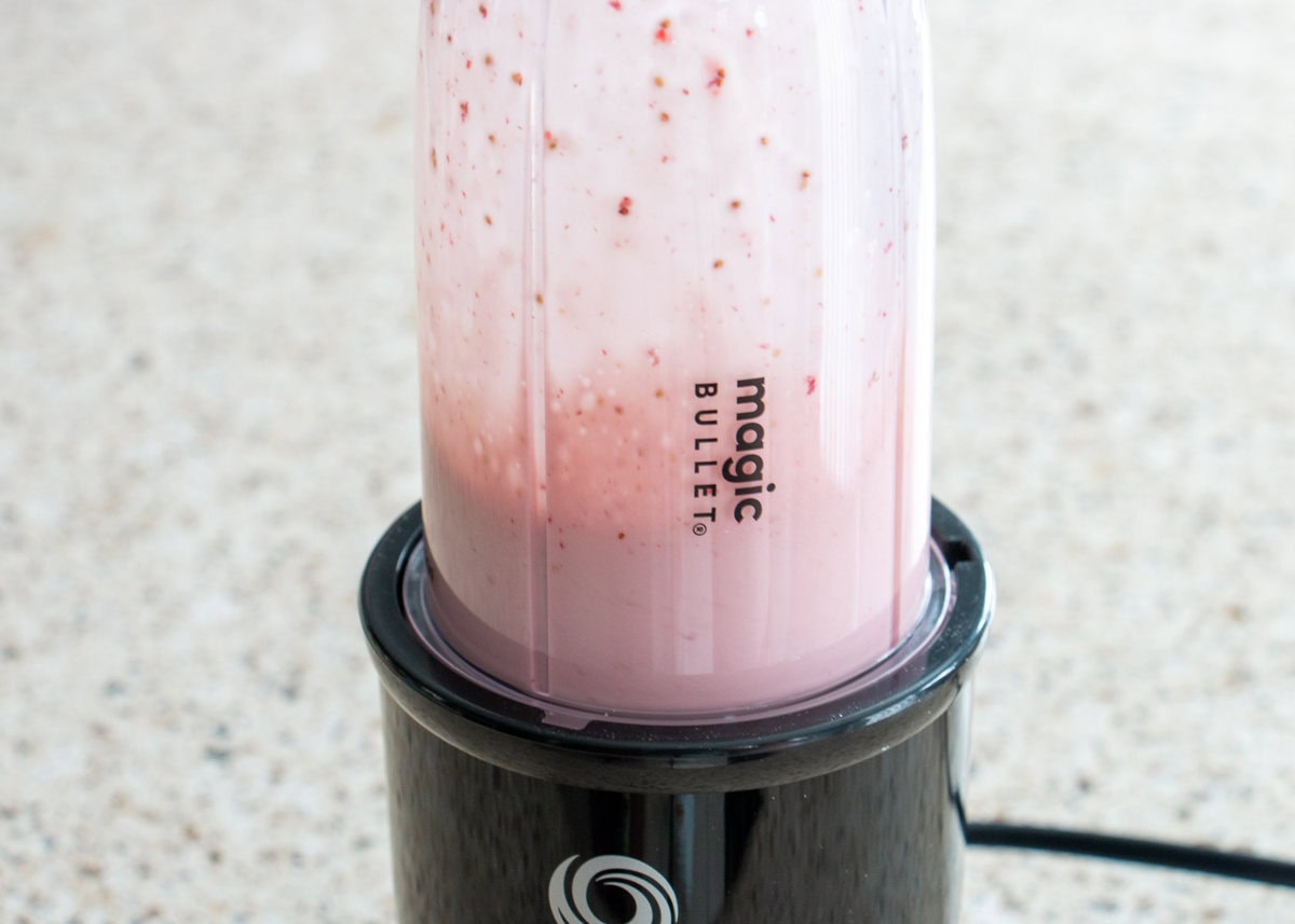 Strawberry Protein Cold Foam - Little Sweet Baker