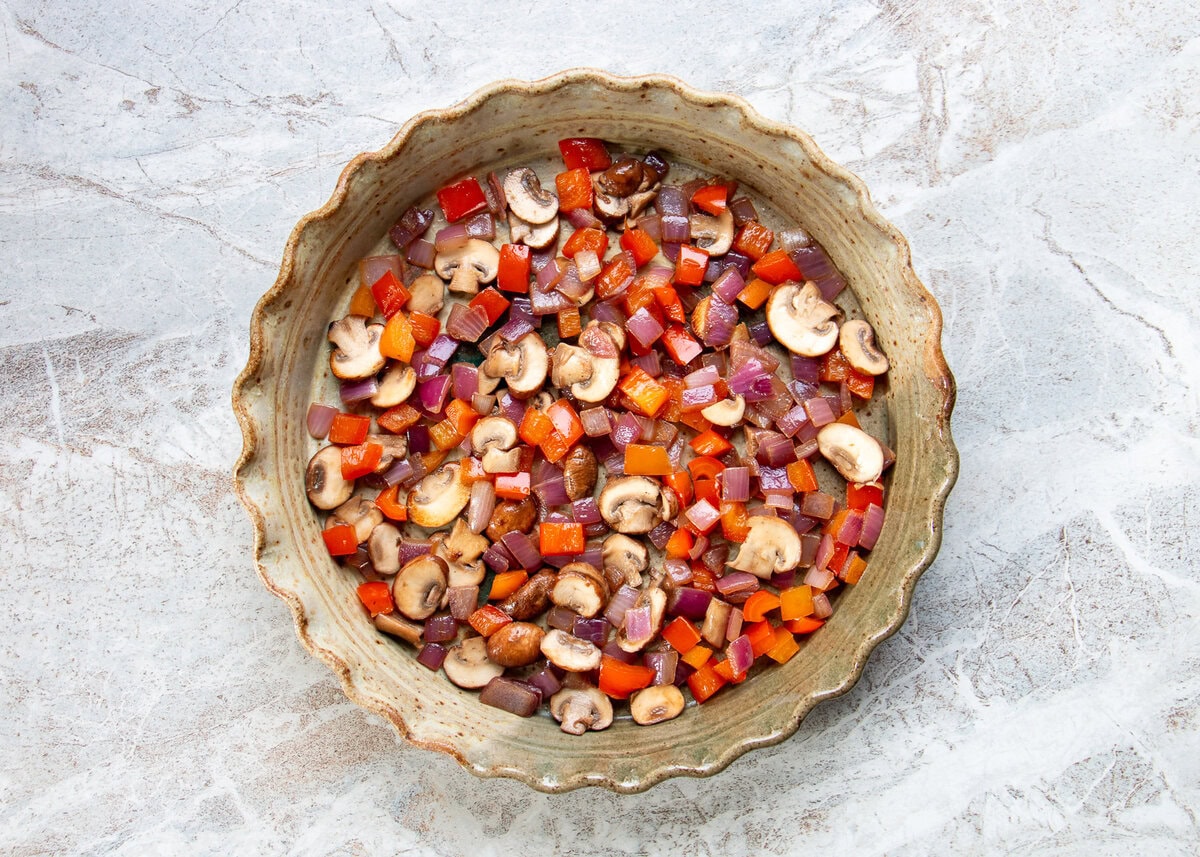 Crustless Cottage Cheese Quiche - Little Sweet Baker