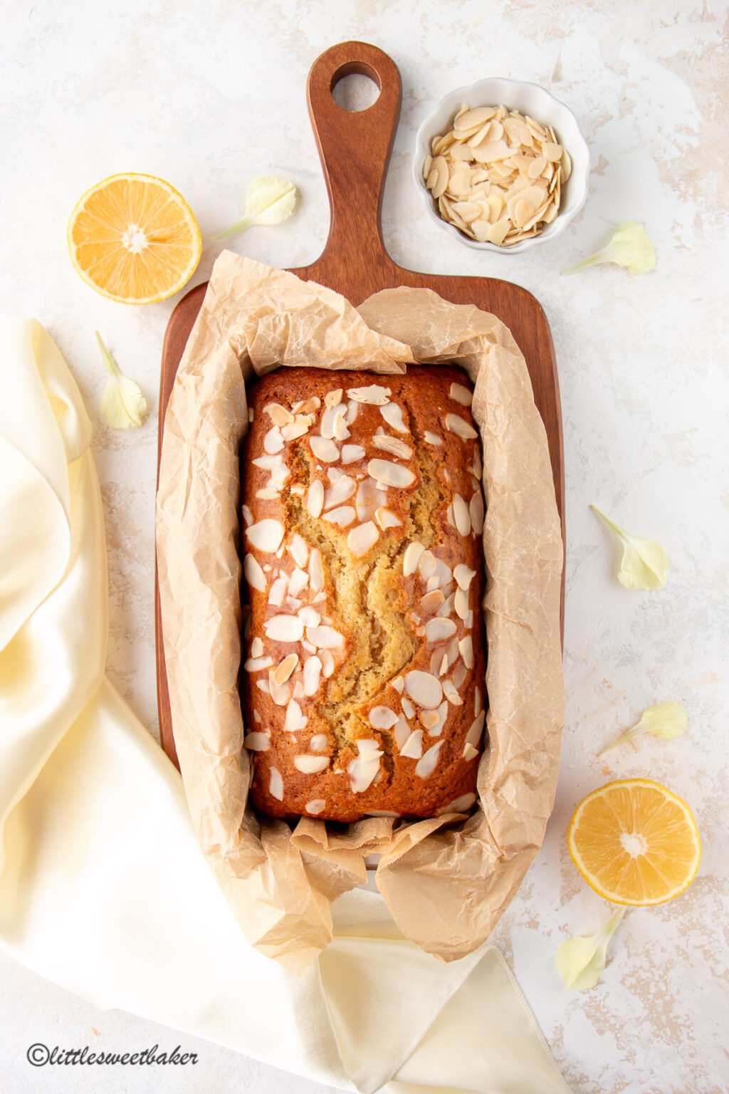 Healthy Lemon Loaf - Little Sweet Baker